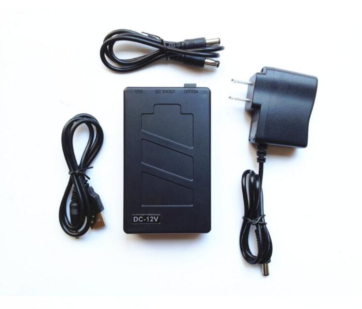 Mini DC lithium battery pack 12V 4800mah/5V 10000mah Rechargeable