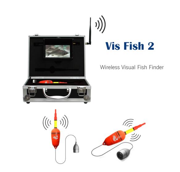 Wireless Underwater Fishing Camera System with 5 inch DVR monitor