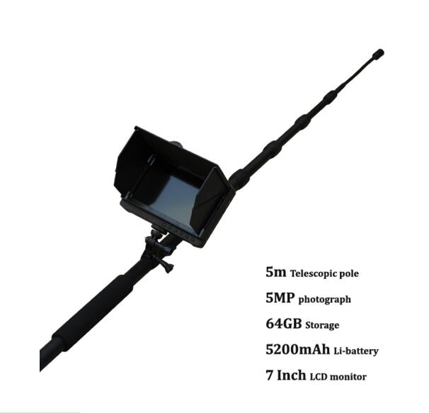 Inspection Camera & DVR system with 5m Telescopic Pole